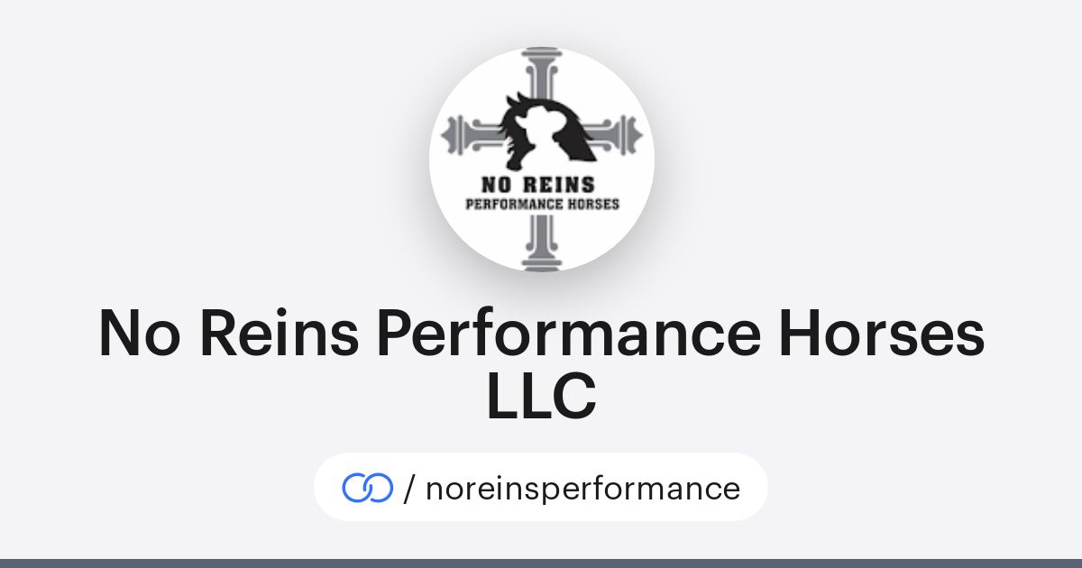 No Reins Performance Horses LLC (/noreinsperformance) · solo.to