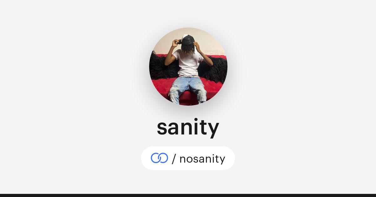 sanity (/nosanity) · solo.to