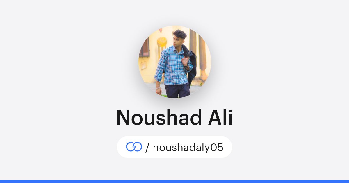 Noushad Ali (/noushadaly05) · solo.to