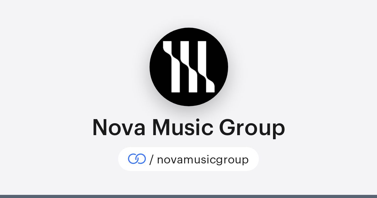 Nova Music Group (/novamusicgroup) · solo.to