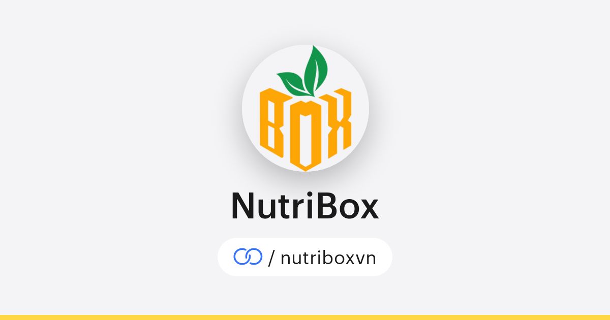 NutriBox (/nutriboxvn) · solo.to