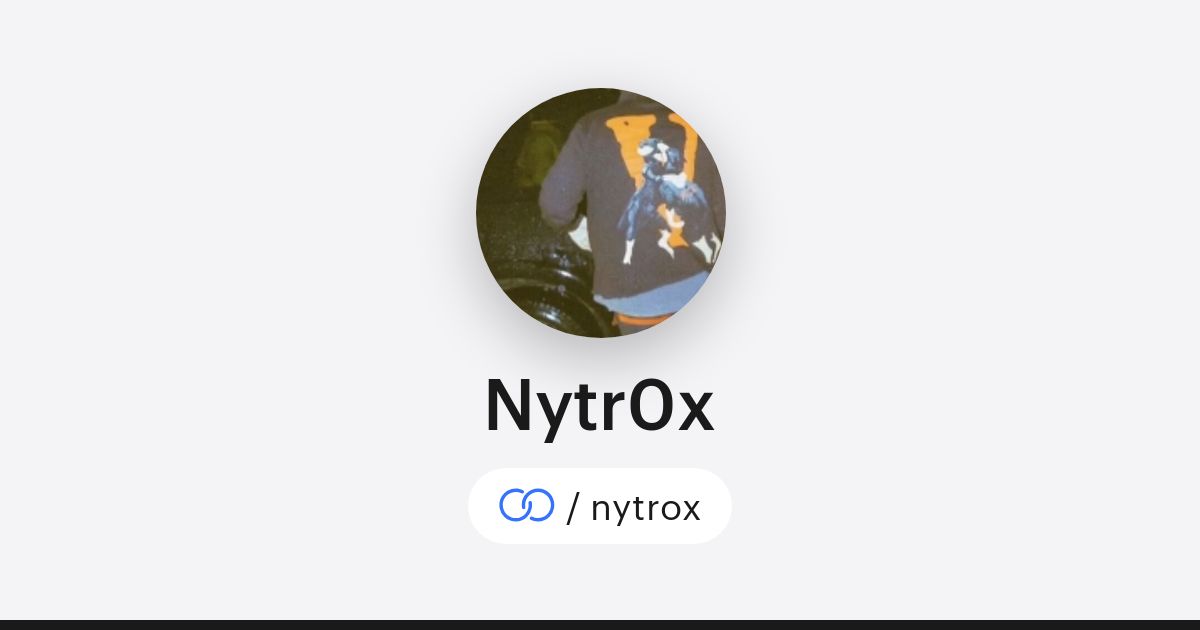 Nytr0x (/nytrox) · solo.to