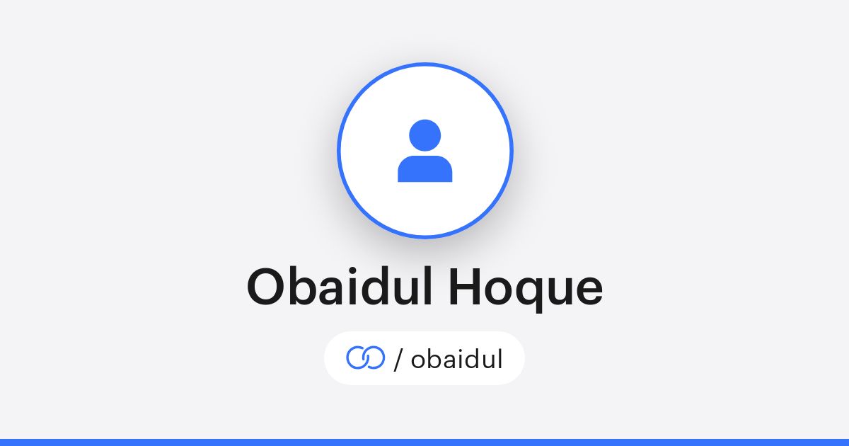 Obaidul Hoque (/obaidul) · solo.to