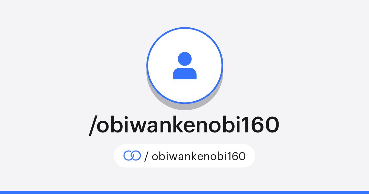 /obiwankenobi160 · solo.to