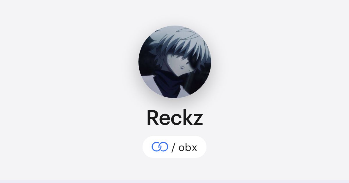 Reckz (/obx) · solo.to