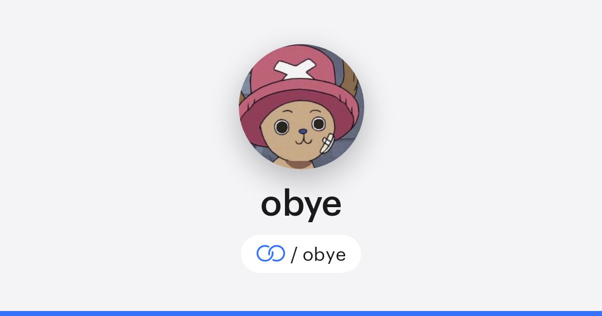 obye · solo.to