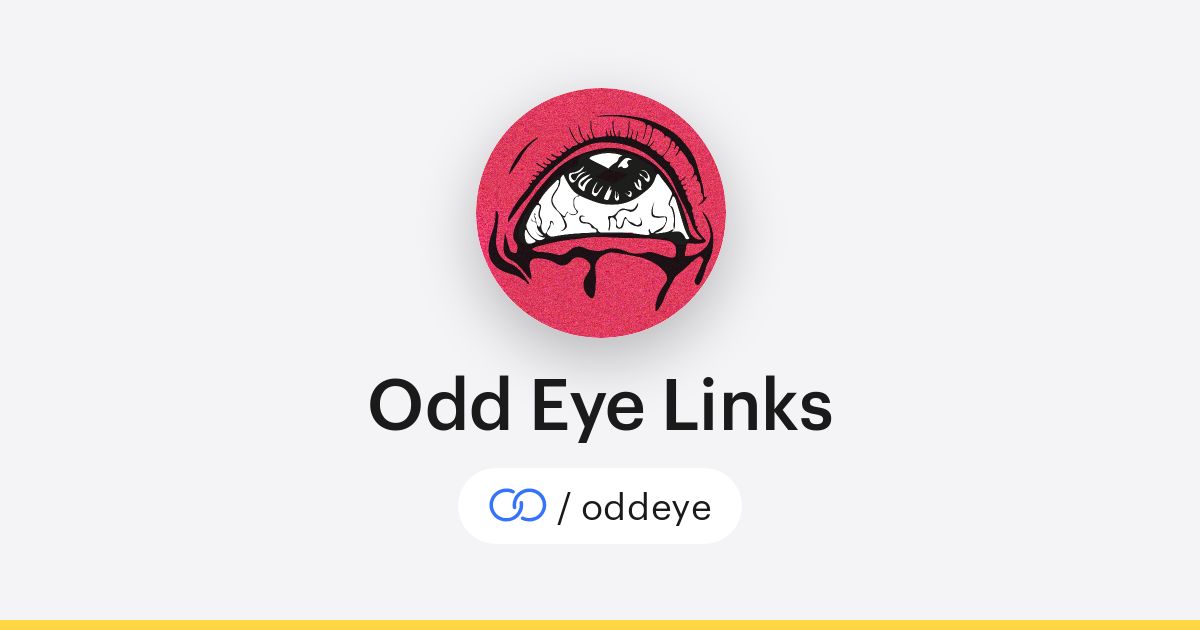 Odd Eye Links (/oddeye) · solo.to
