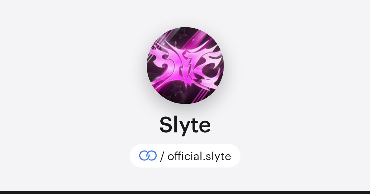 Slyte (/official.slyte) · solo.to