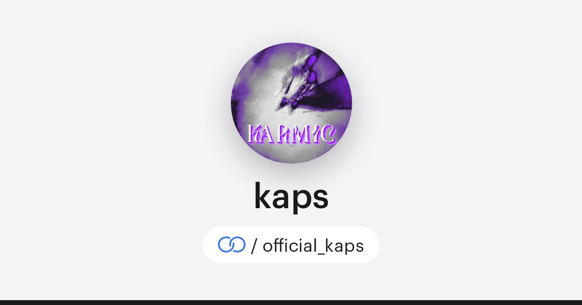kaps (/official_kaps) · solo.to