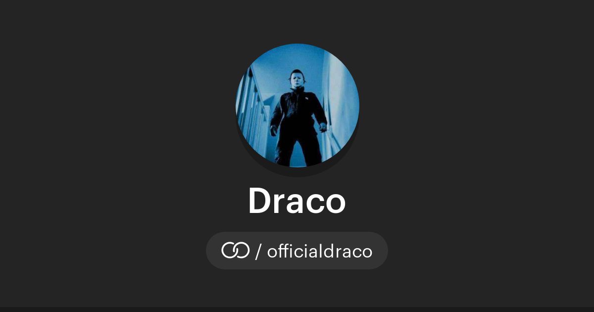 Draco (/officialdraco) · solo.to