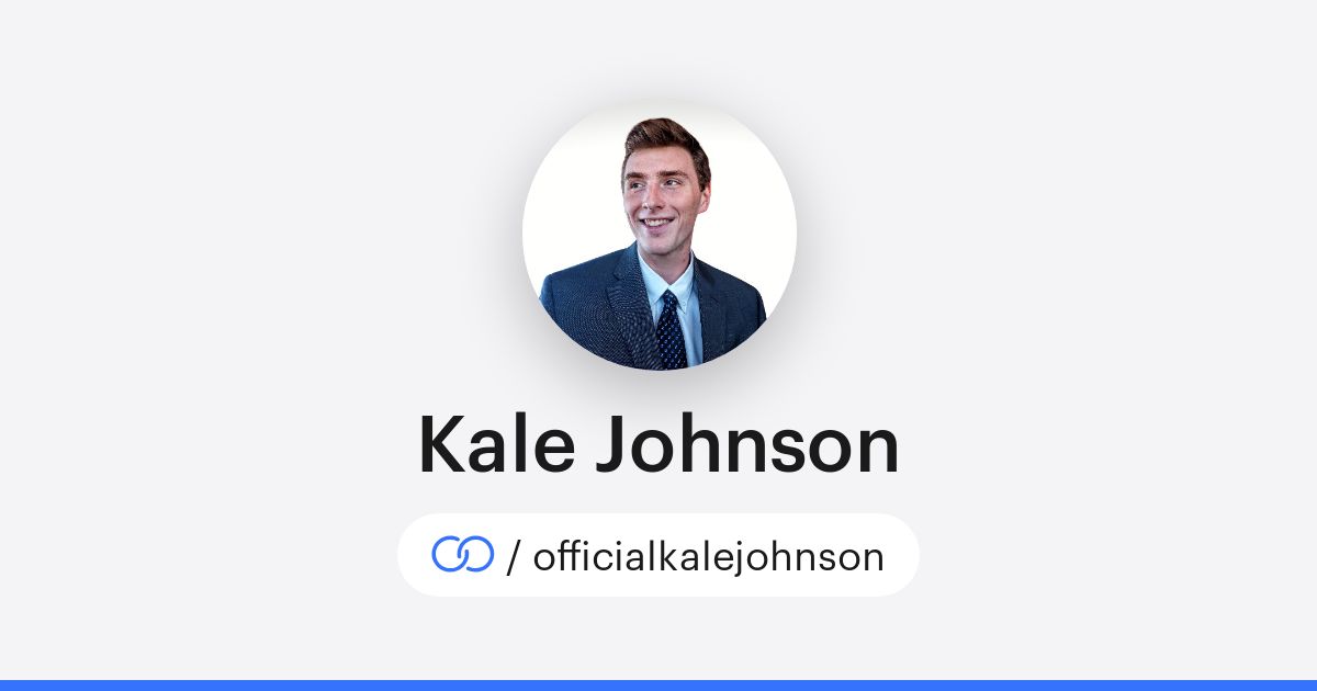 Kale Johnson (/officialkalejohnson) · solo.to