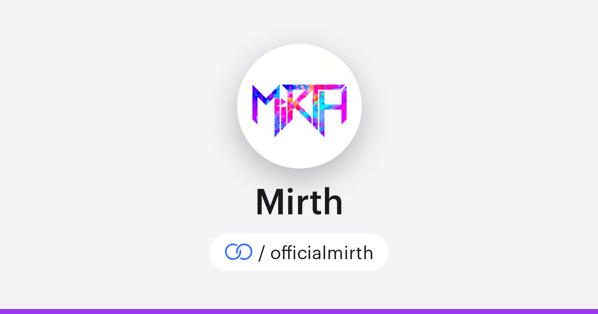 Mirth (/officialmirth) · solo.to