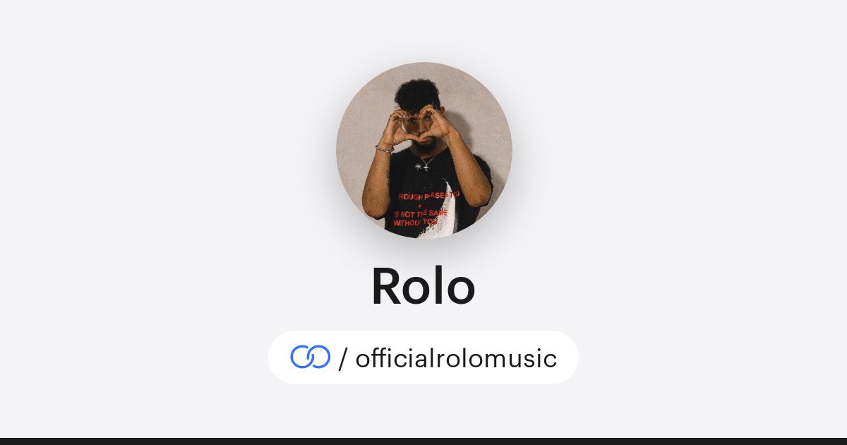Rolo (/officialrolomusic) · solo.to
