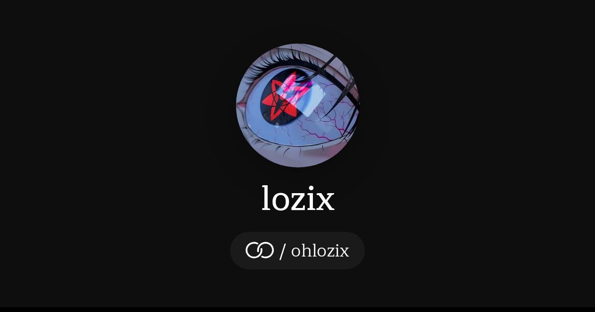 lozix (/ohlozix) · solo.to