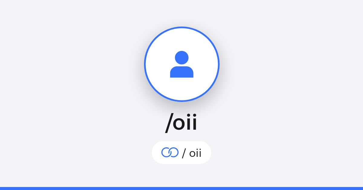 /oii · solo.to