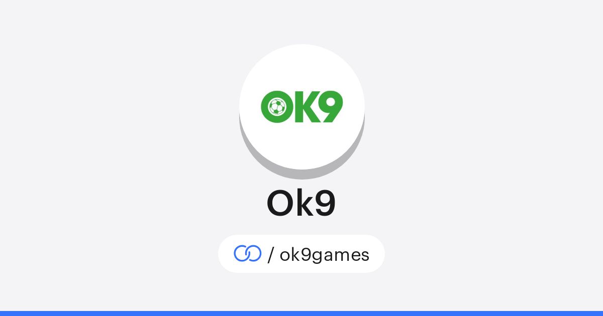 Ok9 (/ok9games) · solo.to