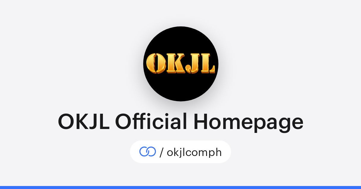 OKJL Official Homepage (/okjlcomph) · solo.to