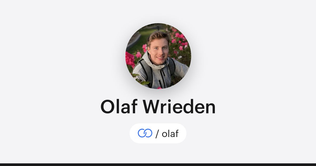 Olaf Wrieden (/olaf) · solo.to