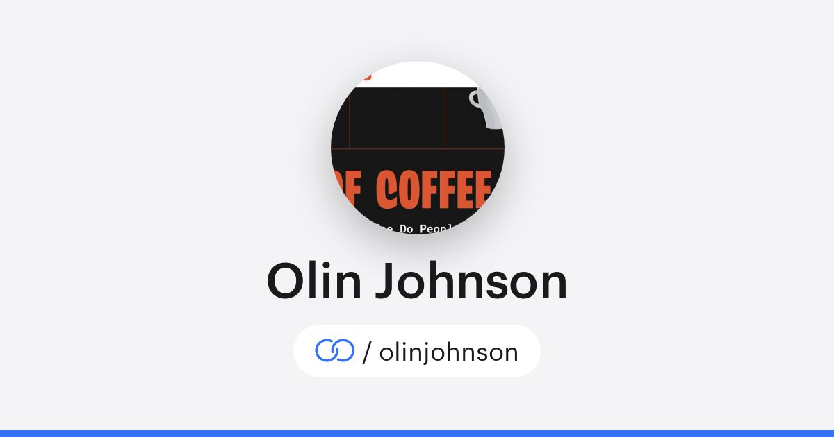 Olin Johnson (/olinjohnson) · solo.to