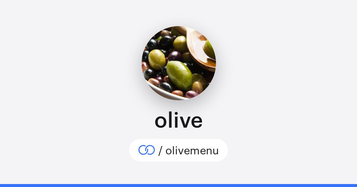 olive (/olivemenu) · solo.to