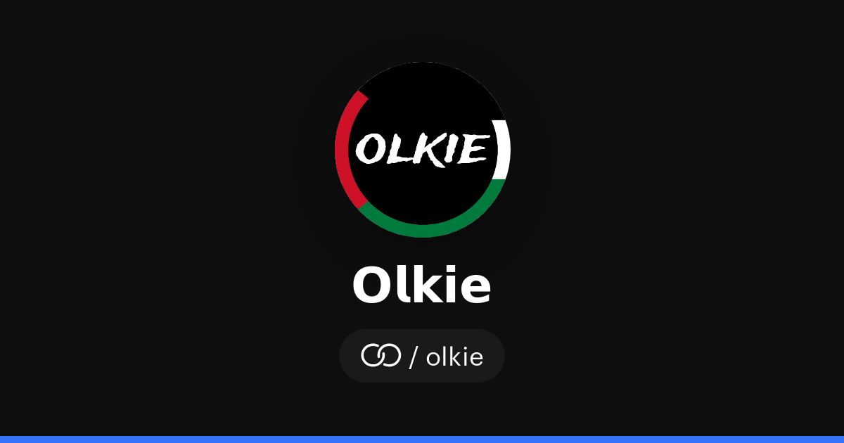 𝗢𝗹𝗸𝗶𝗲 (/olkie) · solo.to
