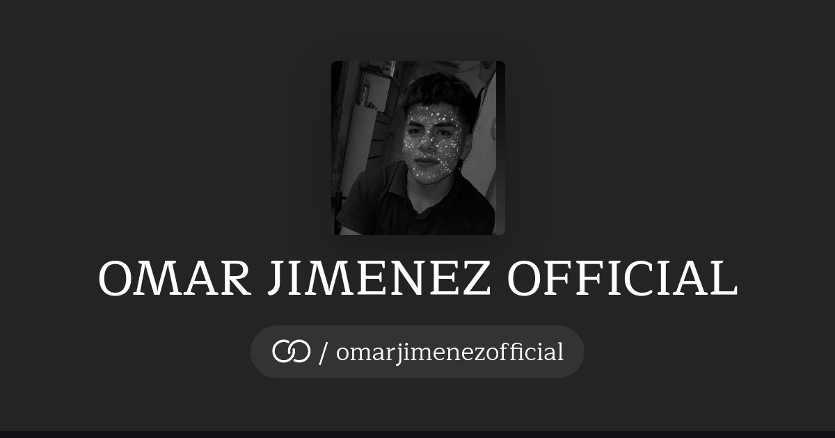 OMAR JIMENEZ OFFICIAL (/omarjimenezofficial) · solo.to