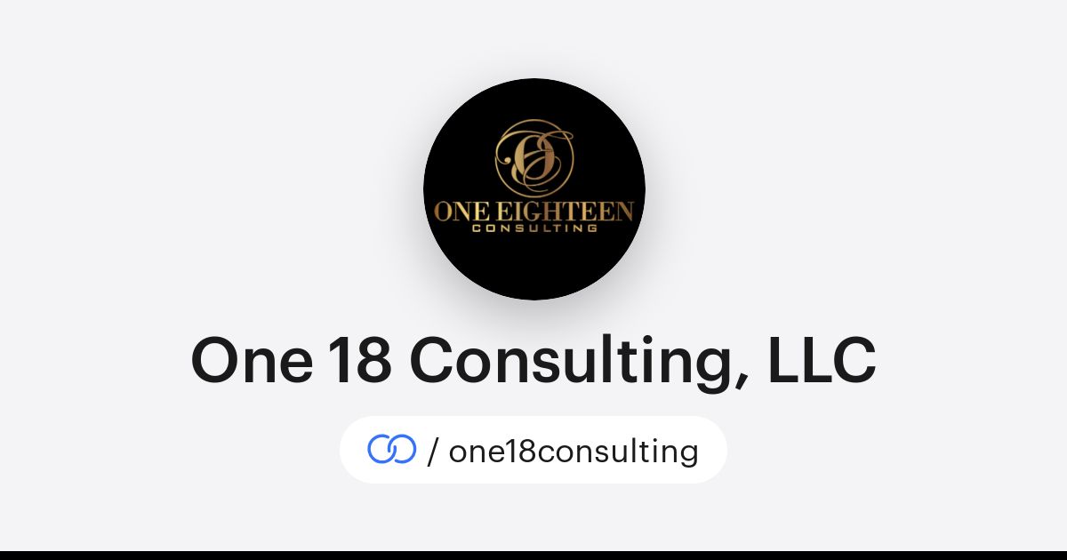 One 18 Consulting, LLC (/one18consulting) · solo.to