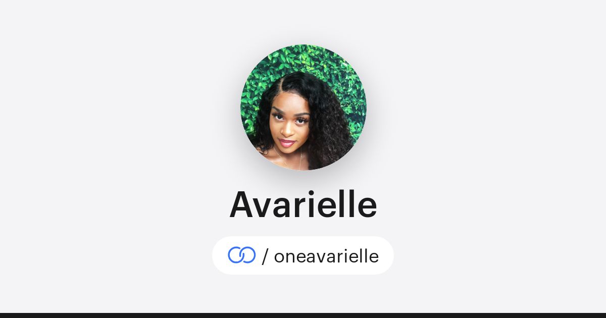 Avarielle (/oneavarielle) · solo.to
