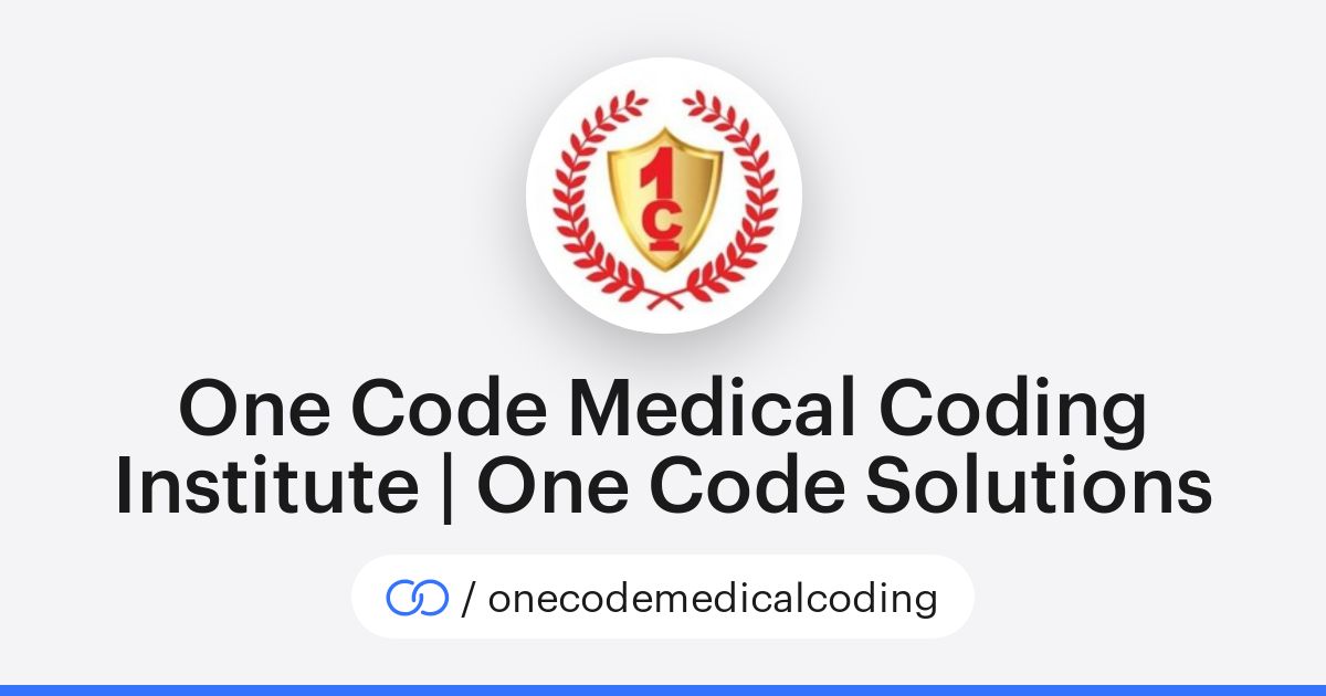 One Code Medical Coding Institute | One Code Solutions ...