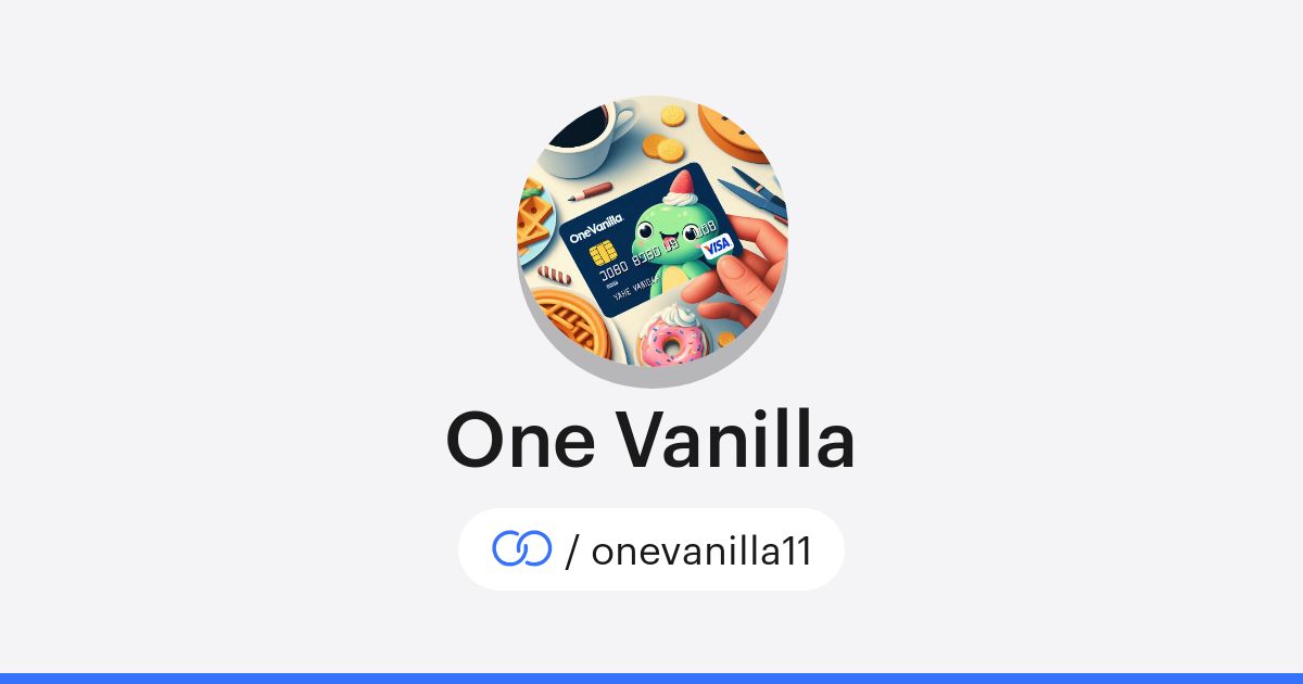 One Vanilla (/onevanilla11) · solo.to