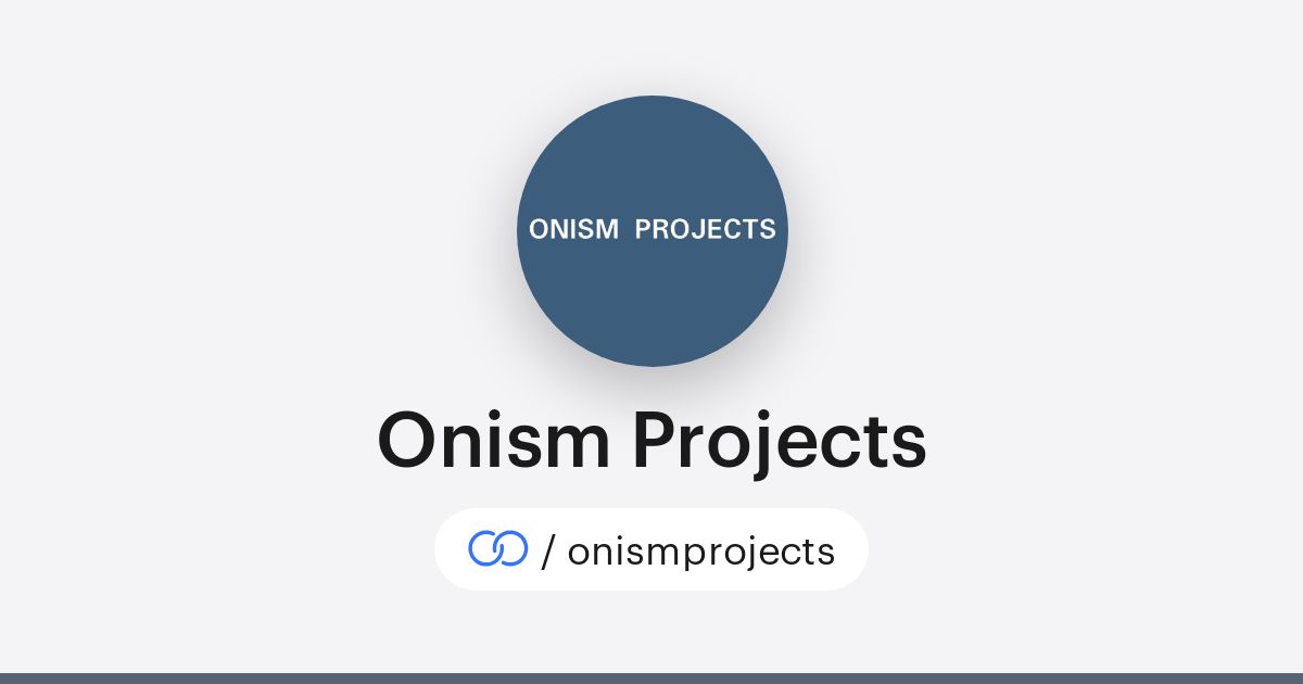 Onism Projects (/onismprojects) · solo.to