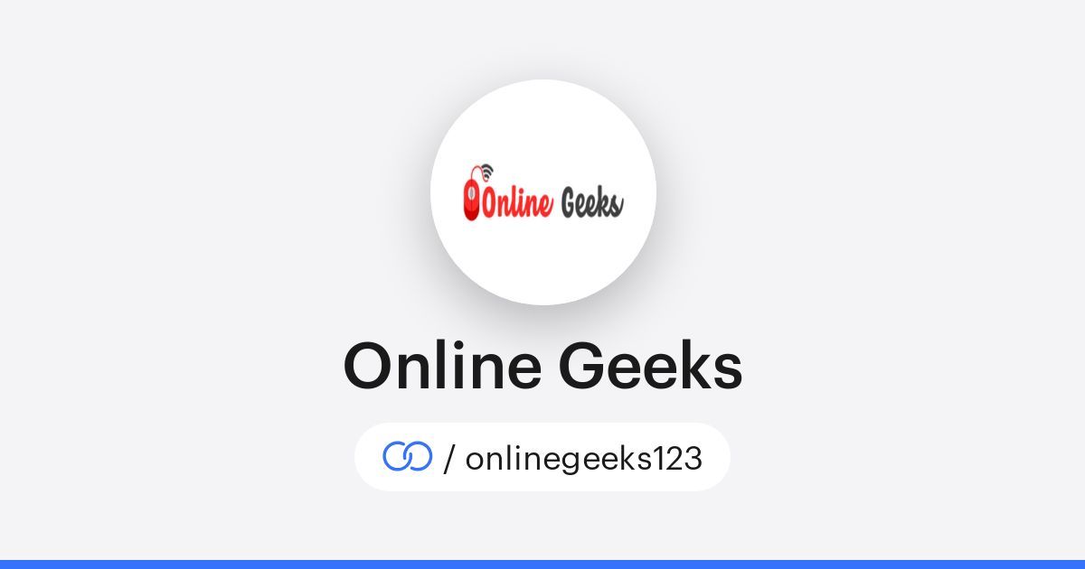 Online Geeks (/onlinegeeks123) · solo.to