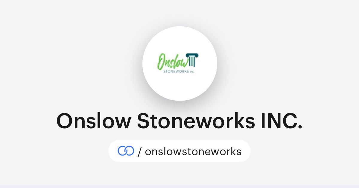 Onslow Stoneworks INC. (/onslowstoneworks) · solo.to