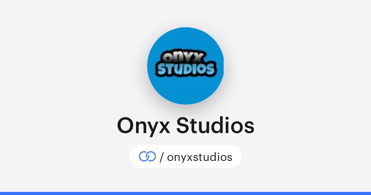 Onyx Studios (/onyxstudios) · solo.to