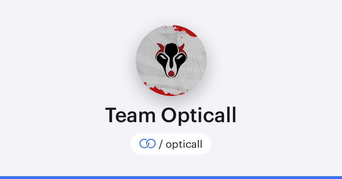 Team Opticall (/opticall) · solo.to