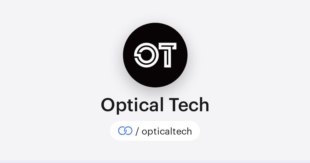 Optical Tech (/opticaltech) · solo.to