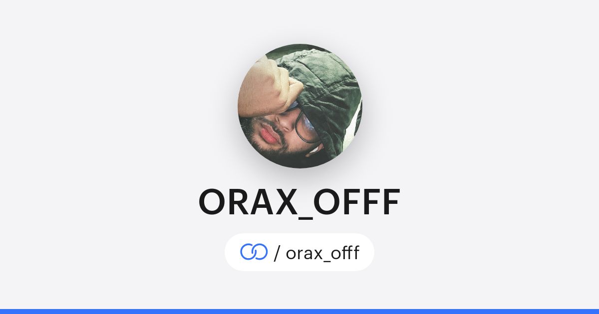 ORAX_OFFF · solo.to