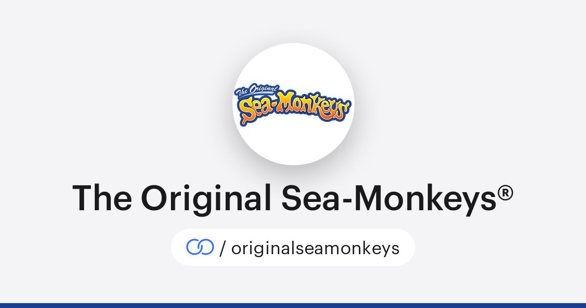 The Original Sea-Monkeys® (/originalseamonkeys) · solo.to