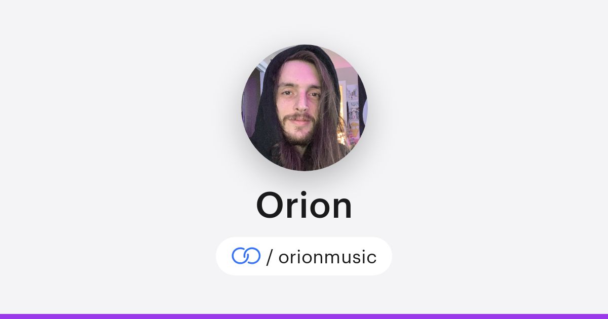 Orion (/orionmusic) · solo.to