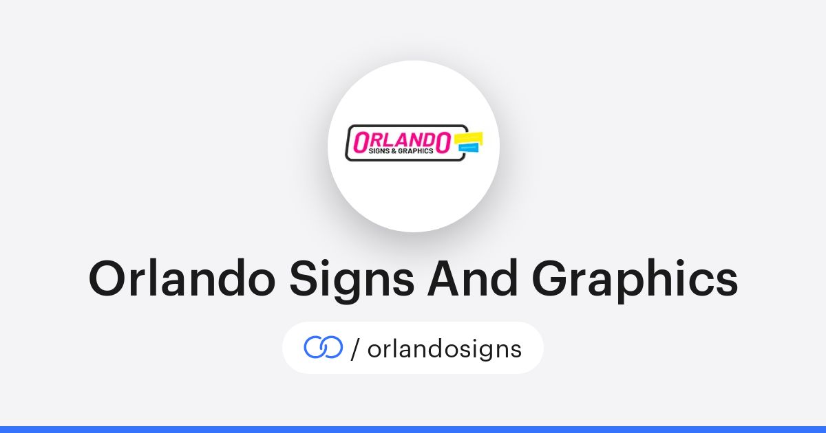 Orlando Signs And Graphics (/orlandosigns) · solo.to