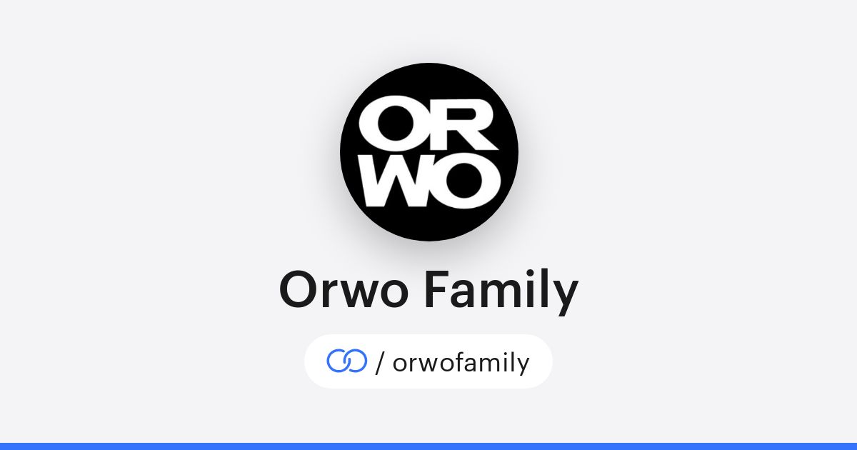 Orwo Family (/orwofamily) · solo.to