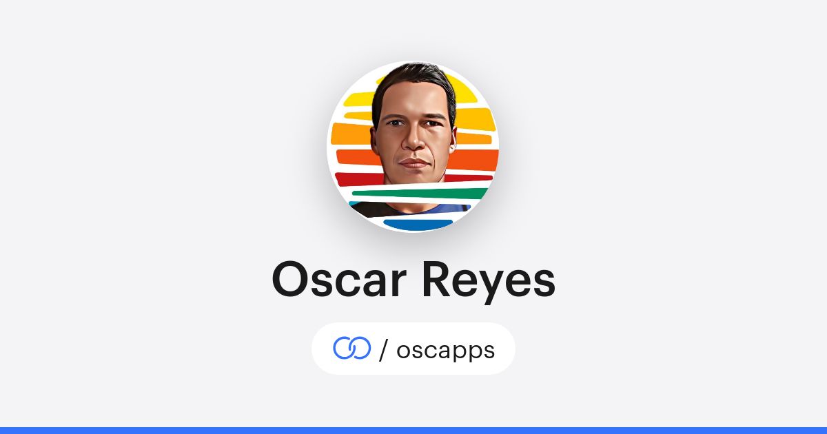 Oscar Reyes (/oscapps) · solo.to