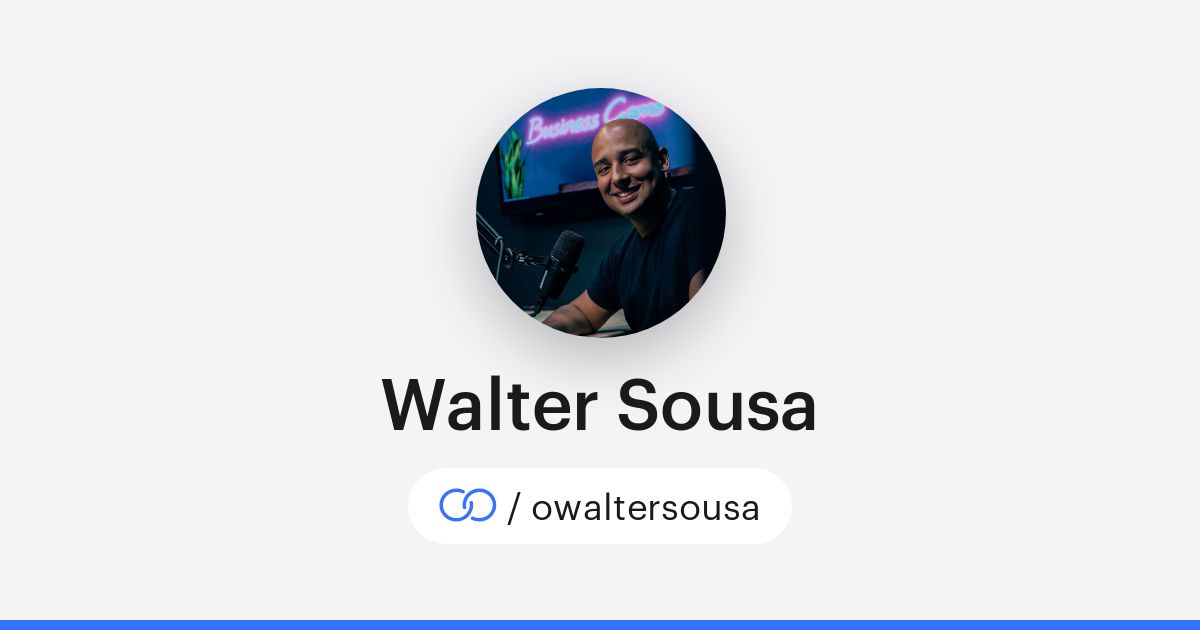 Walter Sousa (/owaltersousa) · solo.to