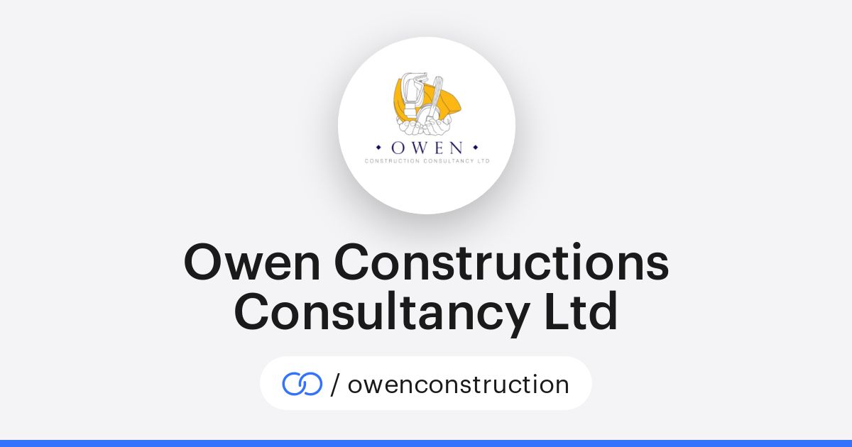 Owen Constructions Consultancy Ltd (/owenconstruction) · solo.to