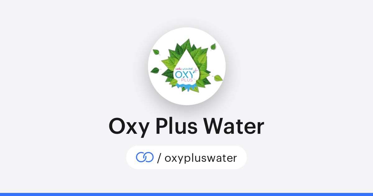 Oxy Plus Water (/oxypluswater) · solo.to
