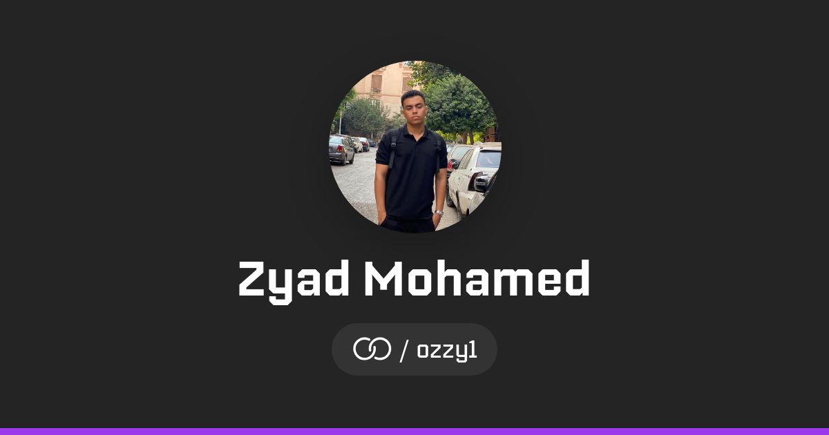 Zyad Mohamed (/ozzy1) · solo.to