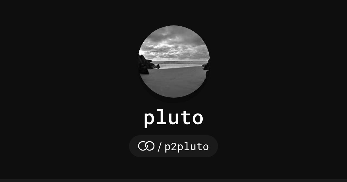 pluto (/p2pluto) · solo.to