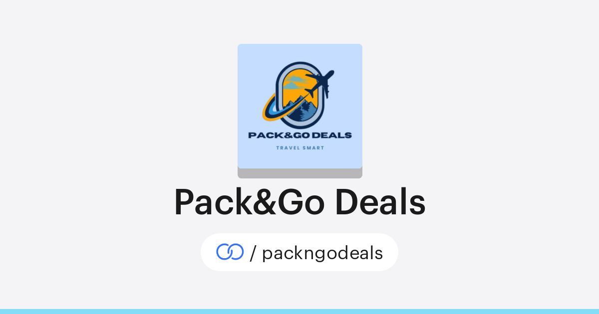 Pack&Go Deals (/packngodeals) · solo.to