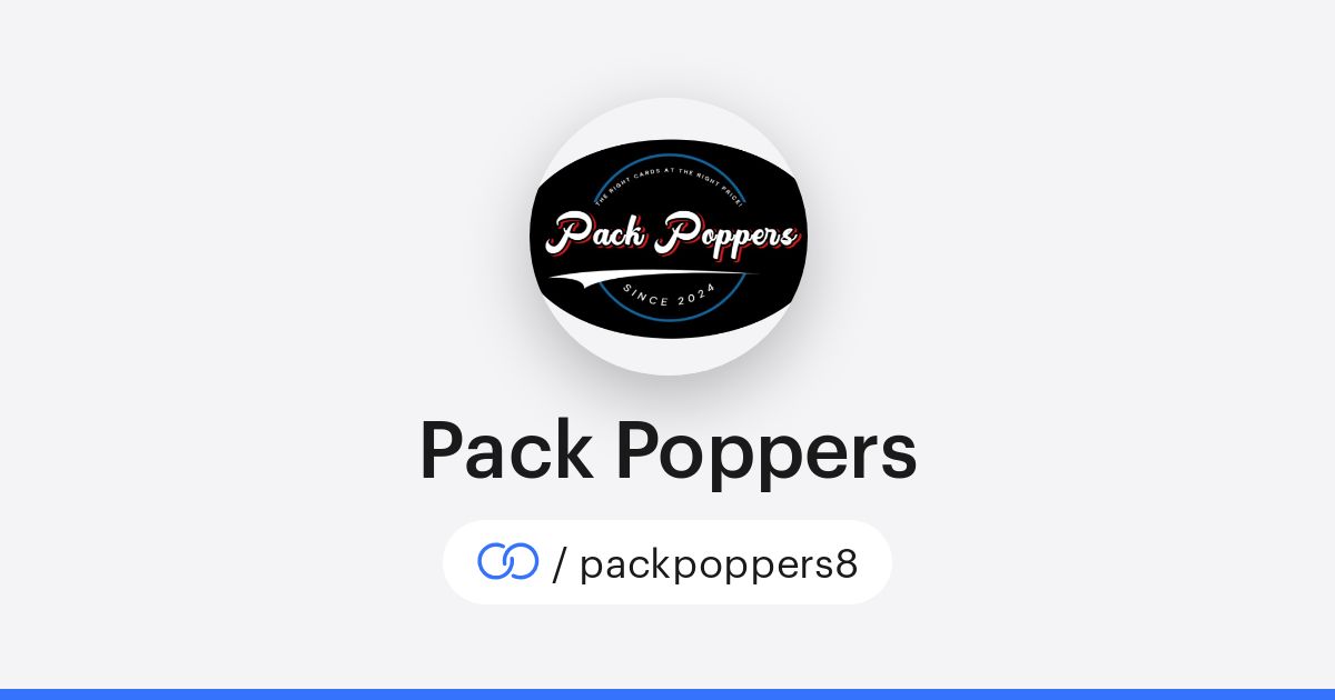 Pack Poppers (/packpoppers8) · solo.to