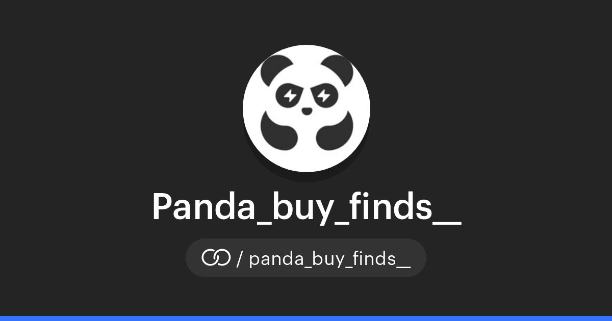 Panda_buy_finds__ · solo.to
